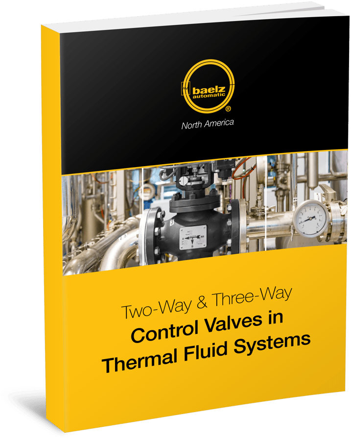Two-Way and Three-Way Control Valves in Thermal Fluid Systems | Baelz North America