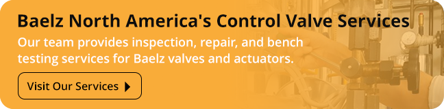 An Overview of Control Valve Maintenance | Baelz North America